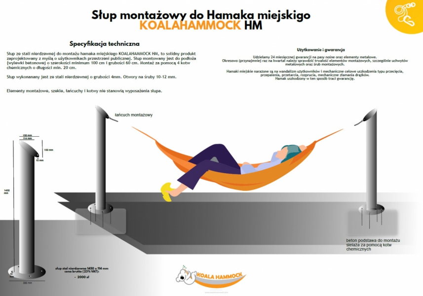 HAMAK MIEJSKI - strefa komfortu w Twoim mieście | Stojak do hamaka ...